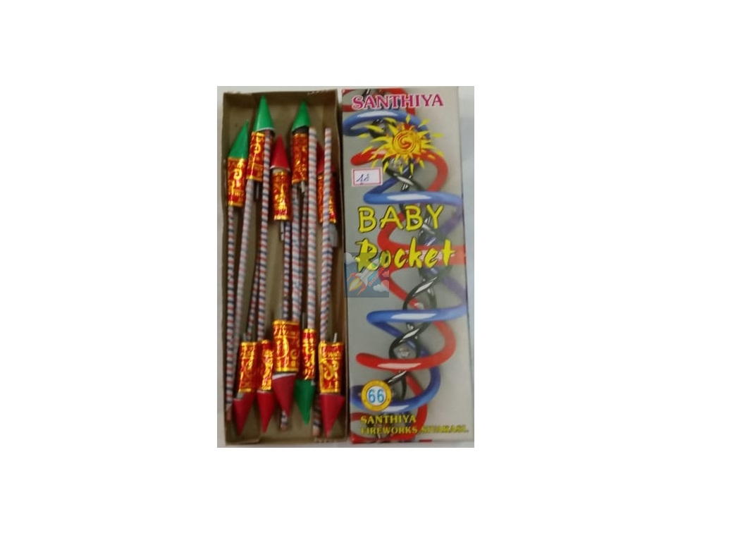 BABY ROCKET (10 PCS / Box) – 1 Box – Sivakasi Rockets